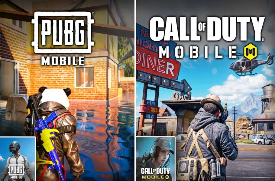 Comparison of Call of Duty Mobile vs PUBG Mobile