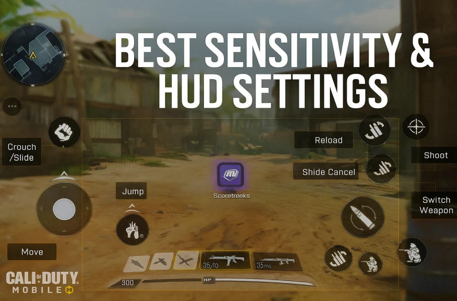 Best COD Mobile 2025 Sens & HUD Settings for Pro Plays